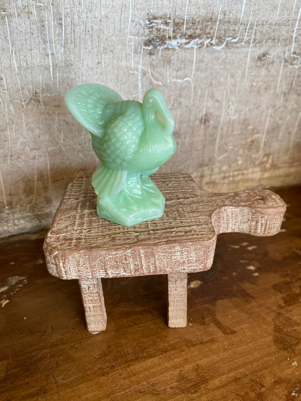 Jadeite Glass Turkey – Feathered Farm Quilts